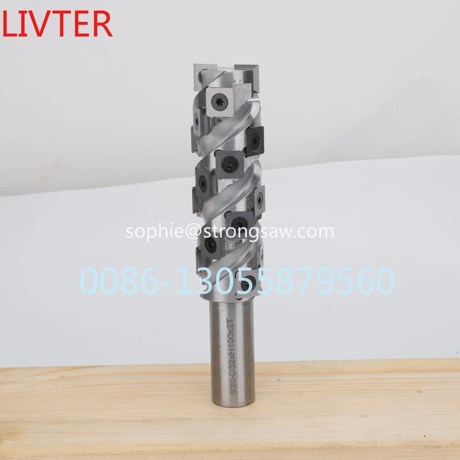 Livter Carbide Insert Flush Trim Router Bit 1/2 Inch Shank 32MM Cutting ...