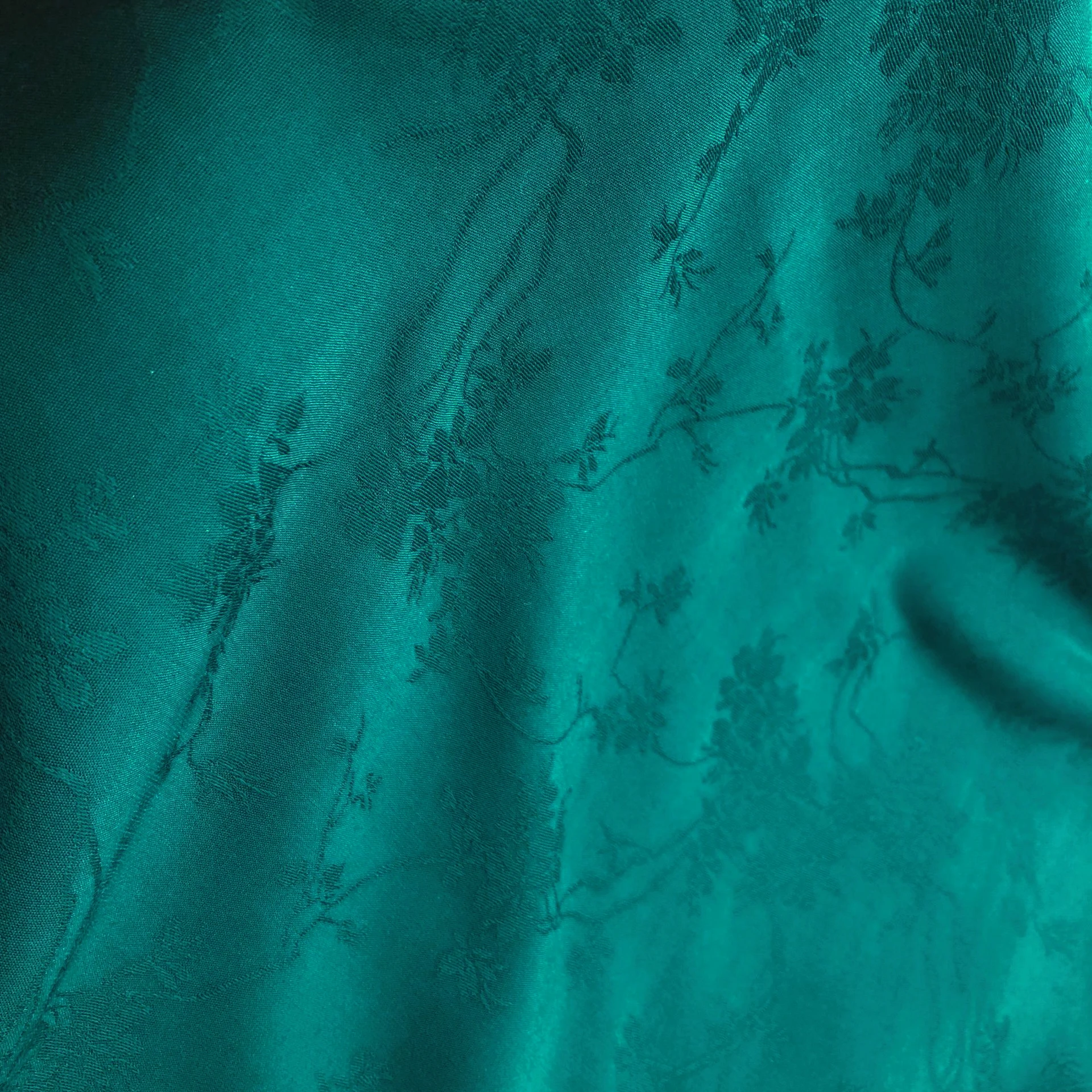 3/5/10m Floral Branches Pattern Viscose Rayon Jacquard Fabric For Dress ...