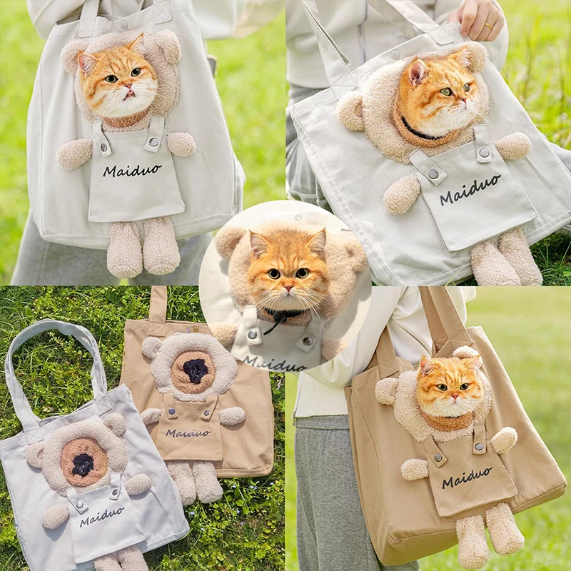 Pet-Cat-Carrying-Bag-Pet-Canvas-Bag-Breathable-Shoulder-Bag-Portable ...