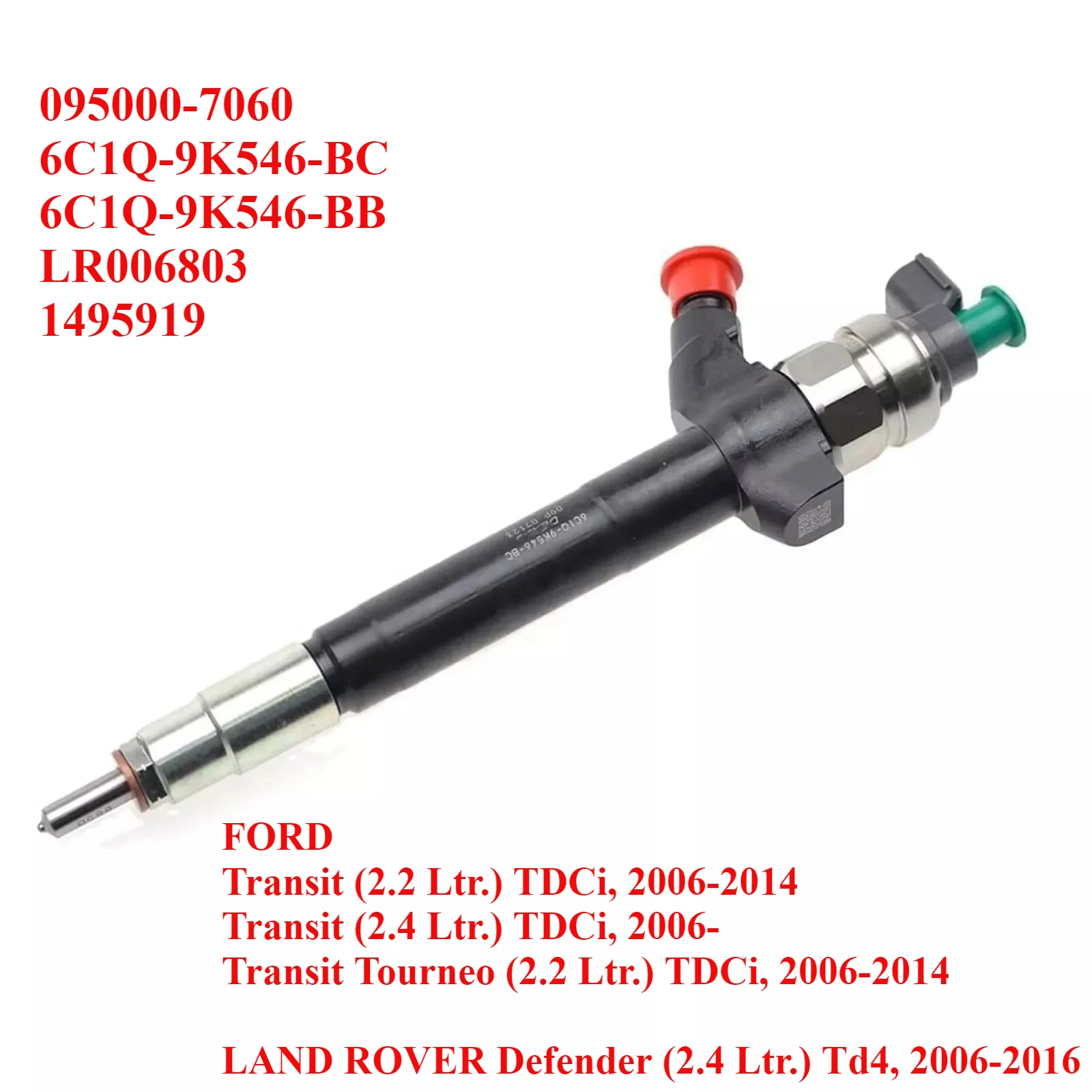 1495919-6C1Q-9K546-BC-095000-7060-New-Diesel-Injector-Nozzle-For-Ford ...