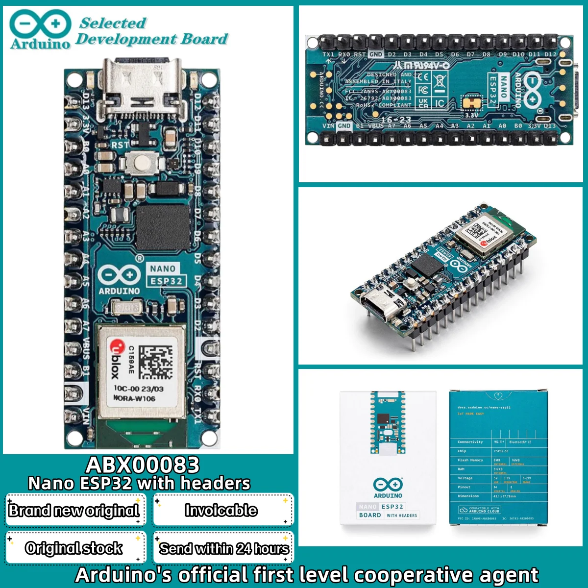 1PCS-LOT-Arduino-Nano-ESP32-with-headers-ABX00083-Original-stock.png