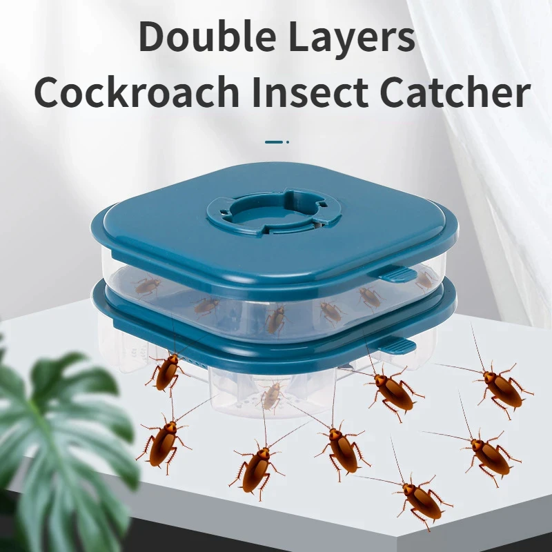 Double-Layer-Cockroach-Insect-Catcher-Cockroach-Trap-Box-Cockroach ...