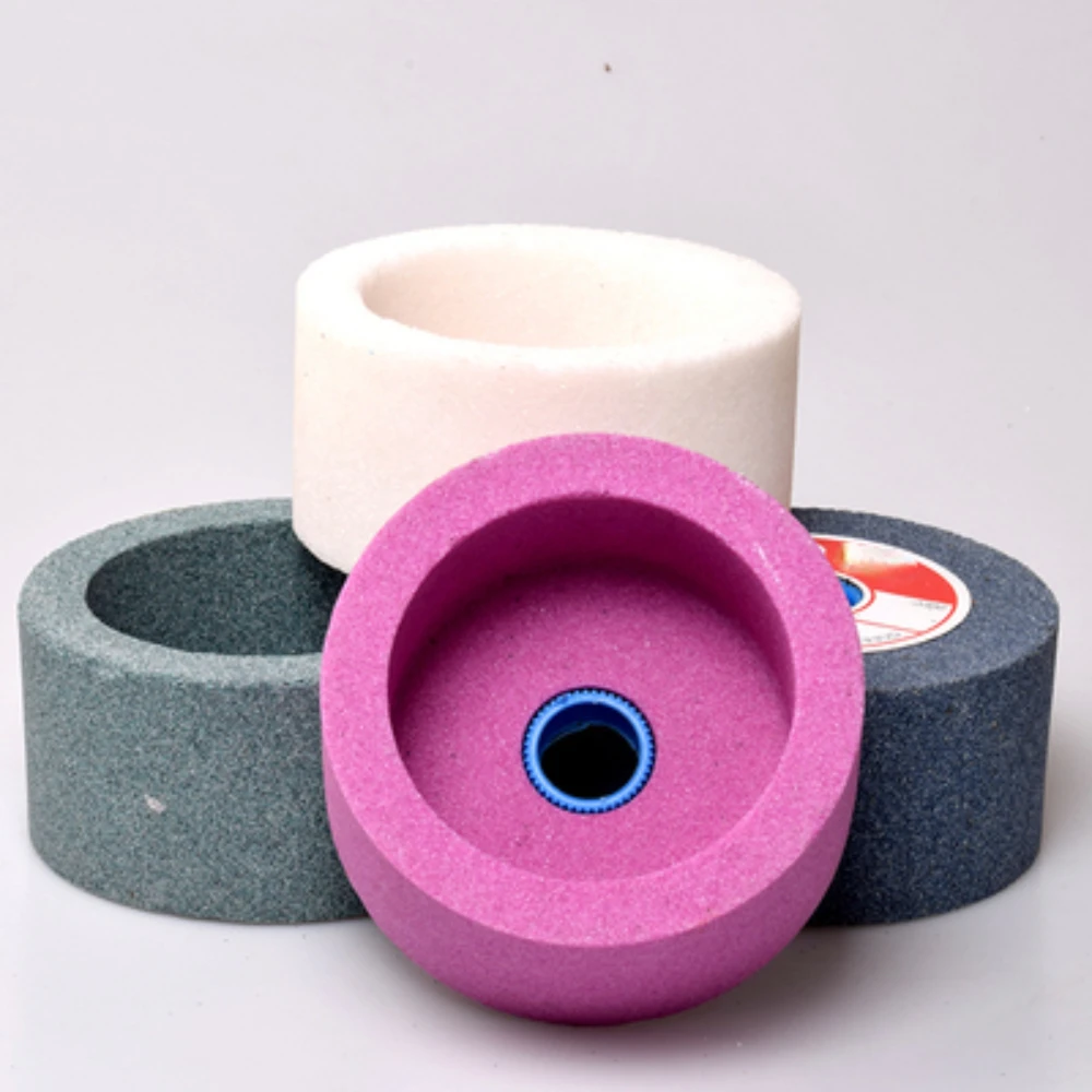 Cup Type Ceramic Grinding Wheel / White Corundum, Chrome Corundum ...