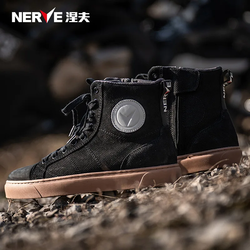NERVE-Professional-Motorcycle-Boots-Riding-Racing-shoes-breathable ...
