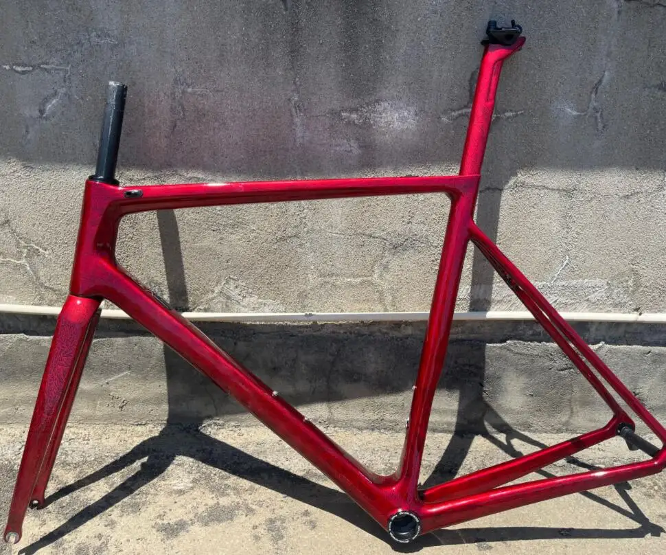 HOT-2023-New-Paint-V3RS-Frozen-Red-Color-Bicycle-Frames-Carbon-Road ...