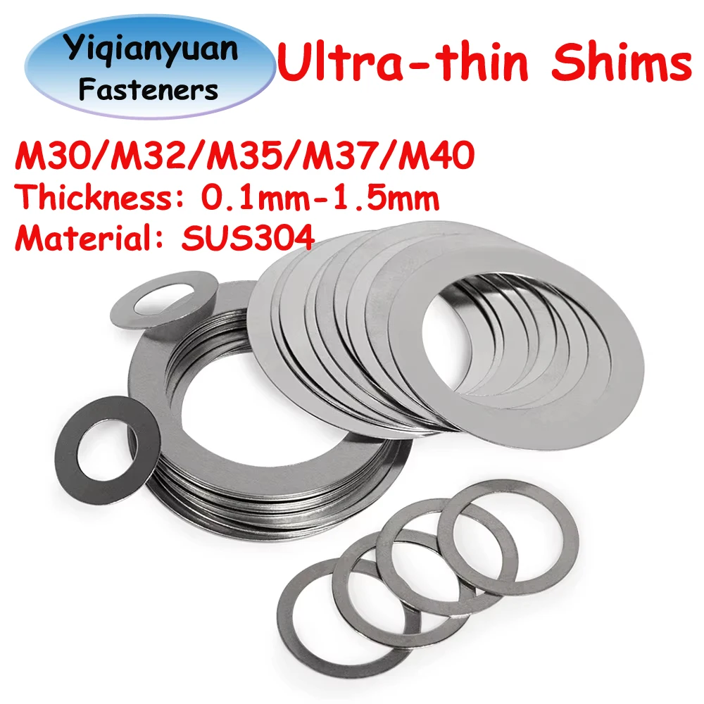 Yiqianyuan M30 M32 M35 M37 M40 DIN988 SUS304 Stainless Steel Adjusting ...