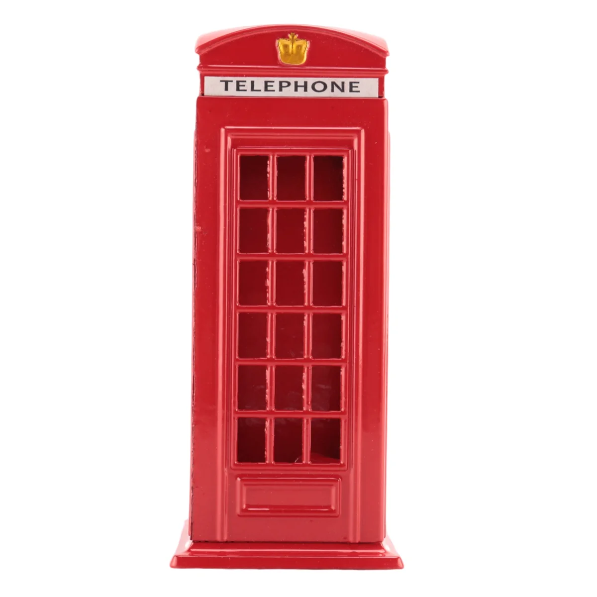 Metal-Red-British-English-London-Telephone-Booth-Bank-Coin-Bank-Saving ...
