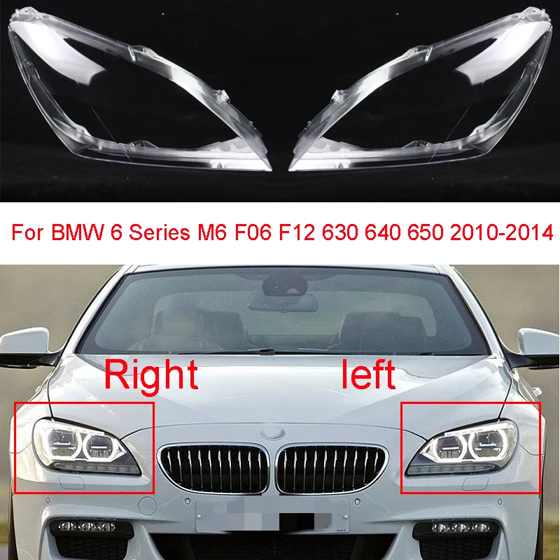 Auto Front Headlight Cover For BMW 6 Series M6 F06 F12 630 640 650 2010 ...