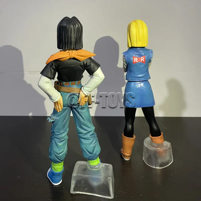 24CM Android 17 and Android 18 Figures
