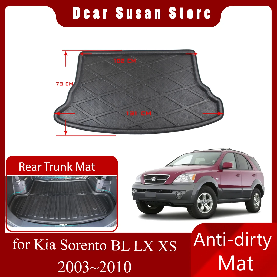 Car Rear Trunk Mat for Kia Sorento BL LX XS EX 2003~2010 2004 ...