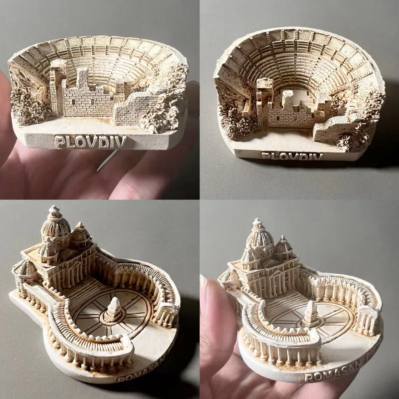 Bulgaria Plovdiv Italy Piazza San Pietro Figurines Building Miniatures ...