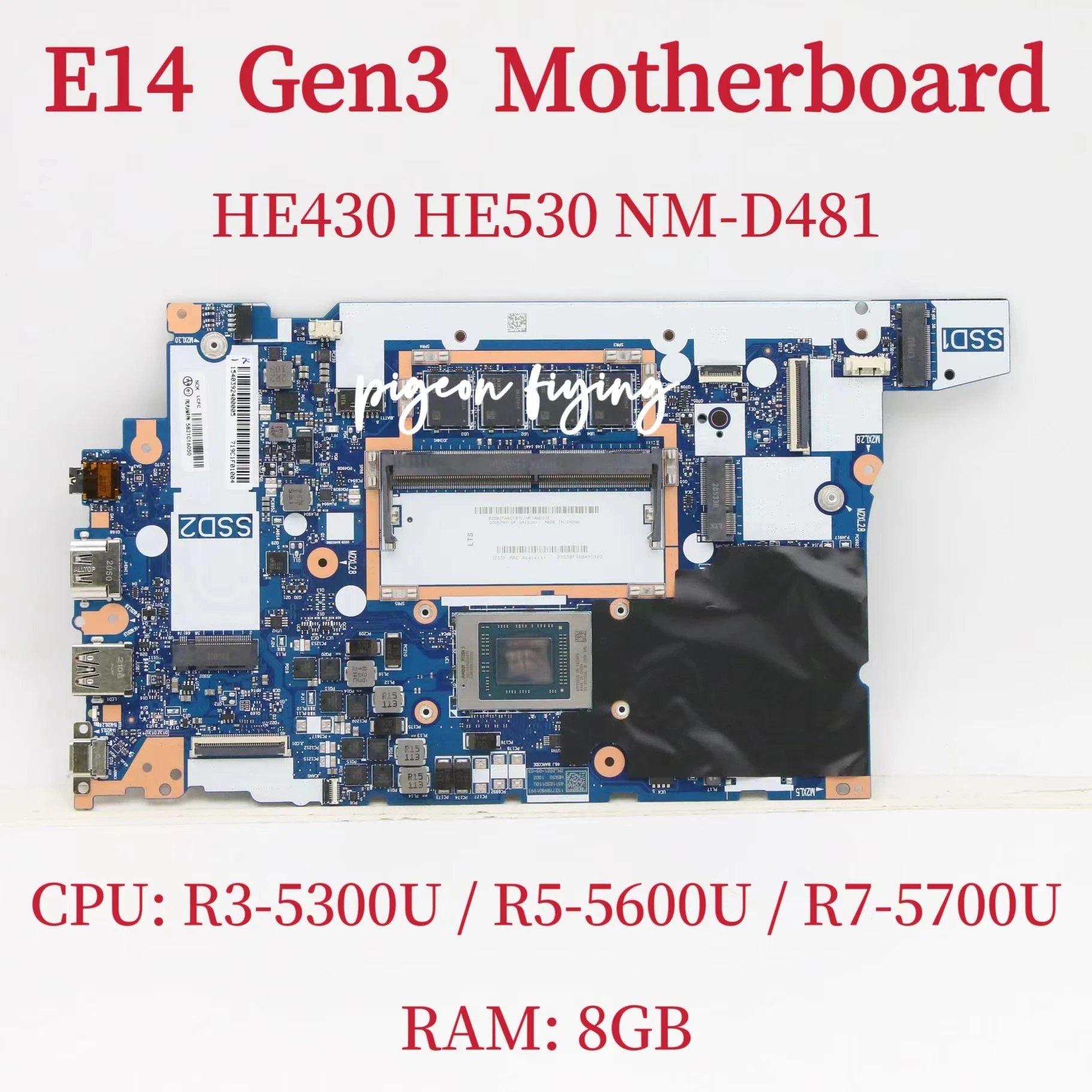 HE430-HE530-NM-D481-Mainboard-For-Lenovo-E14-Gen3-Laptop-Motherboard ...