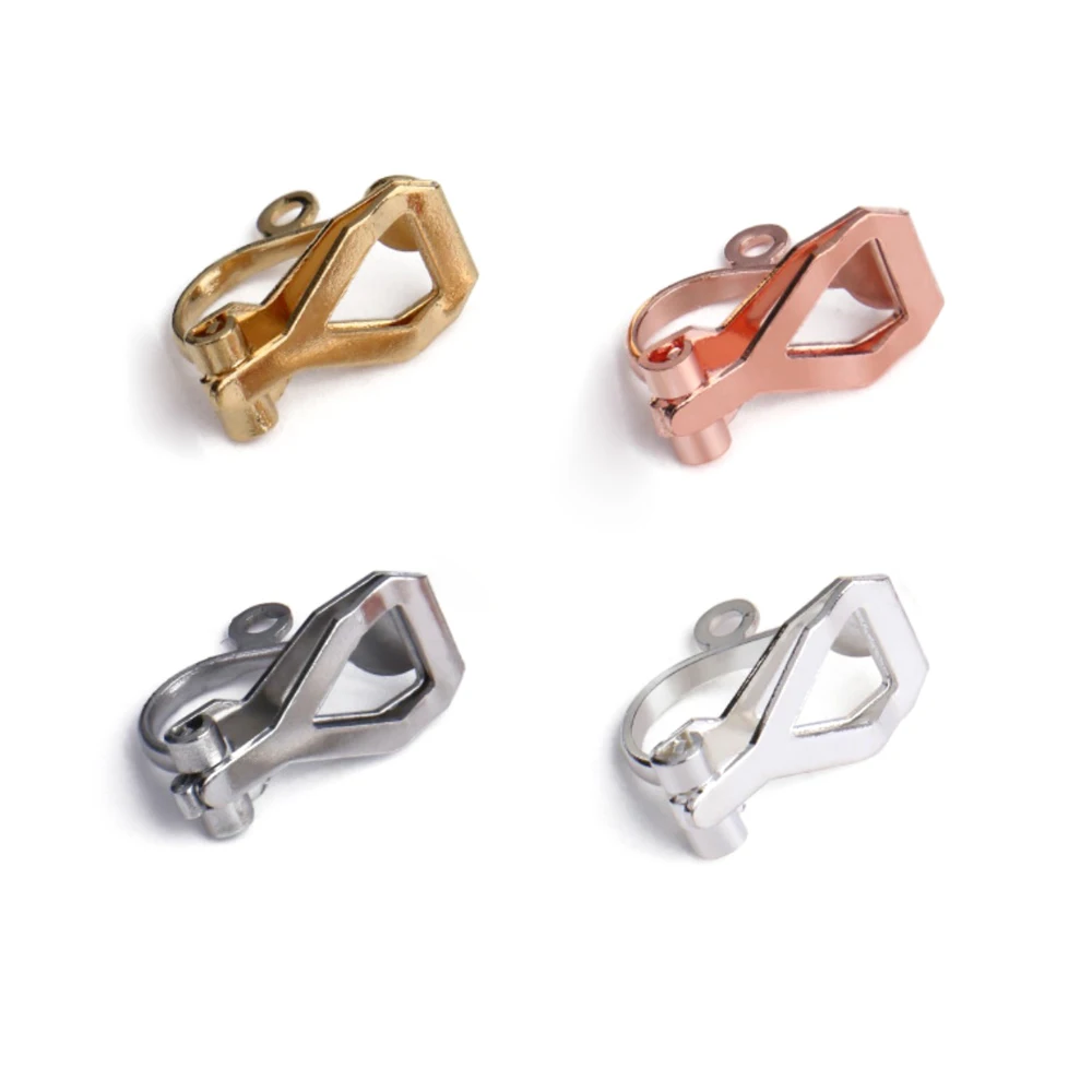 30Pcs-Stainless-Steel-Ear-Clips-Earrings-Clasps-Making-Materials-Gold ...