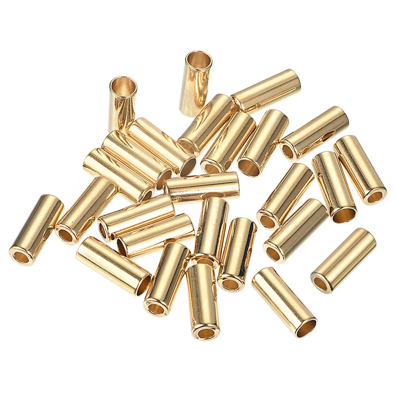 55pcs Cord End Lock Stopper Metal Drawstring Rope Stopper Column Rope ...