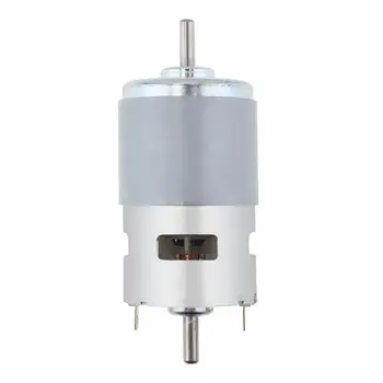 795 DC Motor 12V 24V Double Output Shaft Micro Motor with Double Ball ...