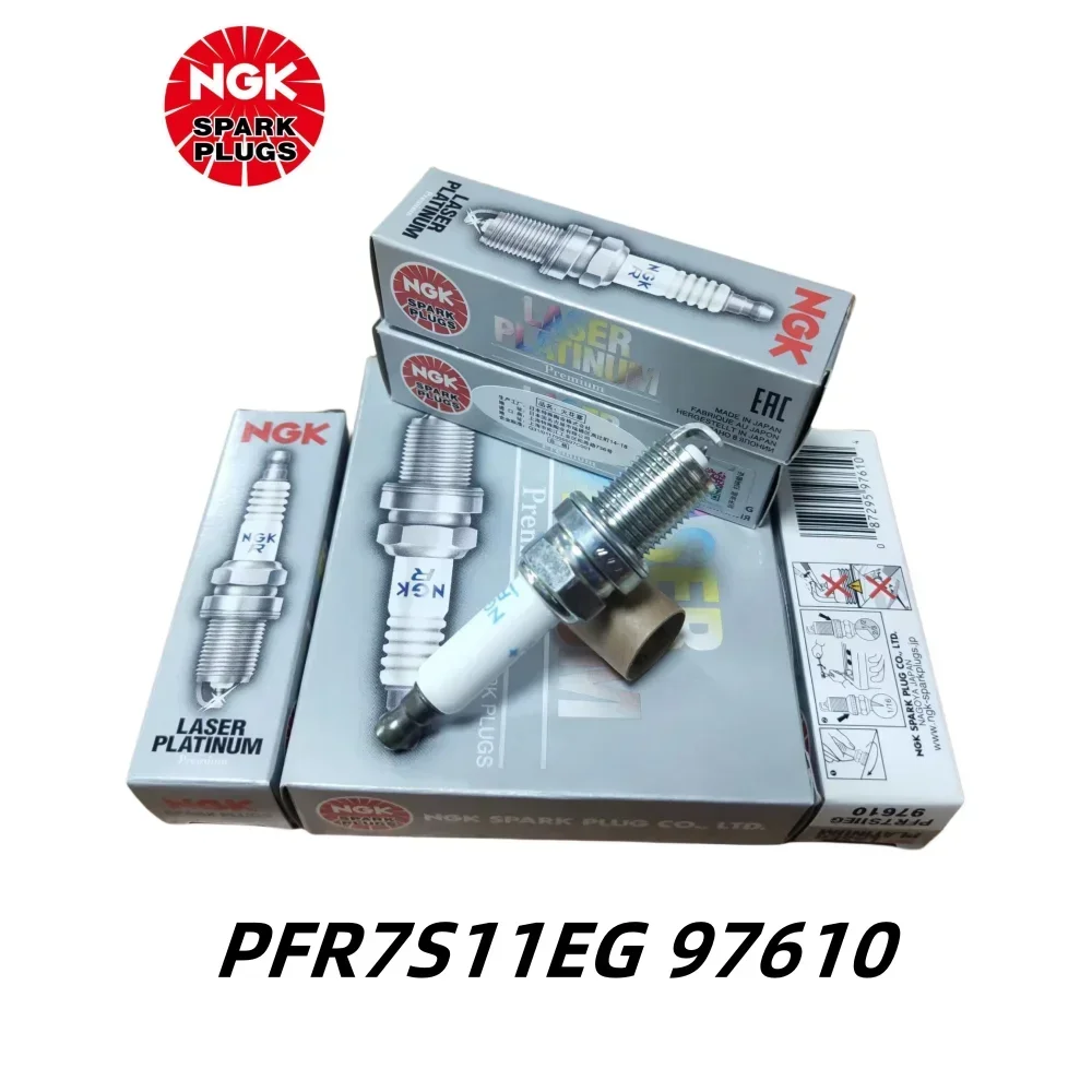 4Pcs-Original-NGK-PFR7S11EG-97610-Brand-New-Laser-Dual-Platinum-Spark ...