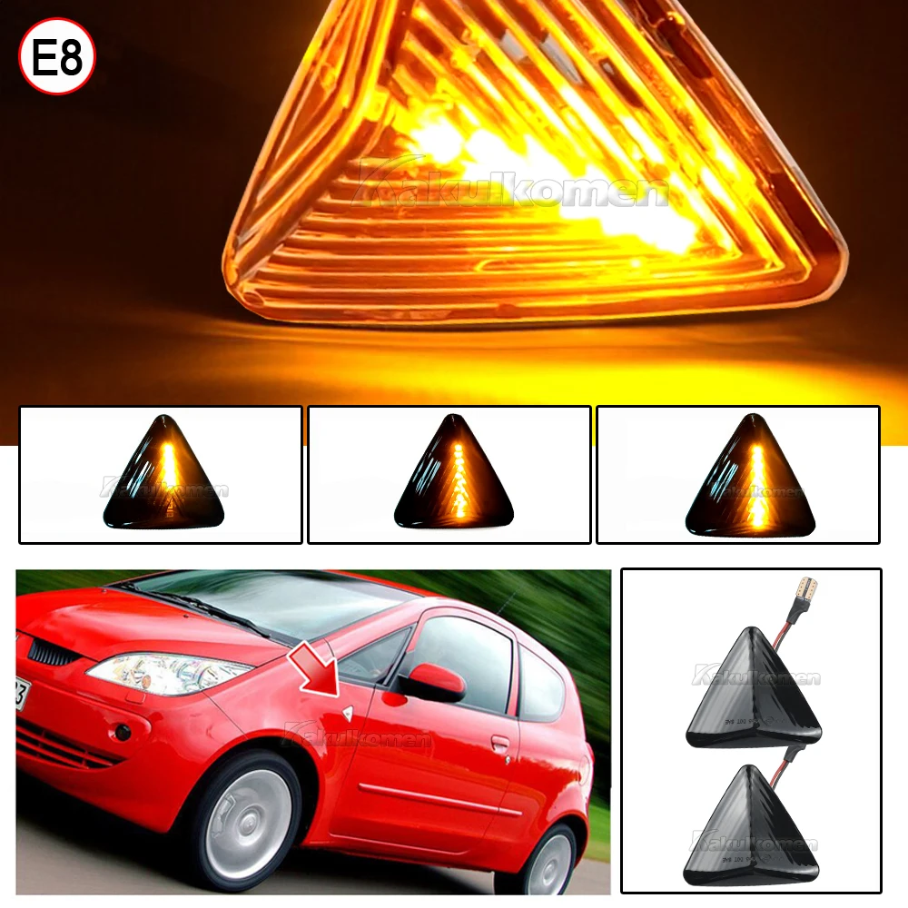 LED-Dynamic-Blinker-Side-Marker-Fender-Turn-Signal-Light-For-Mitsubishi ...