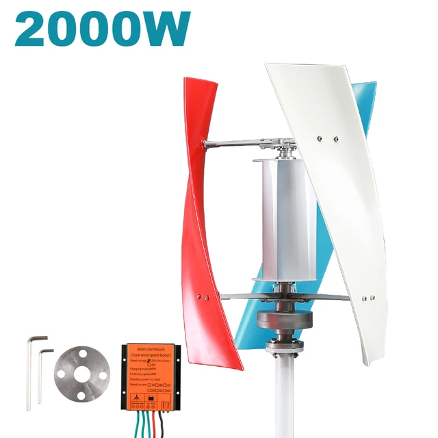 Wind Turbine 5kw Generators 12v 24v 48v 3 Blades Outdoor Windmill 5000w ...