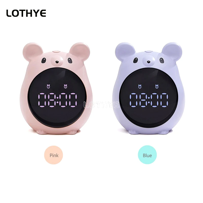 LED-Digital-Clock-Intelligent-Mini-Alarm-Clock-Voice-Control-With ...