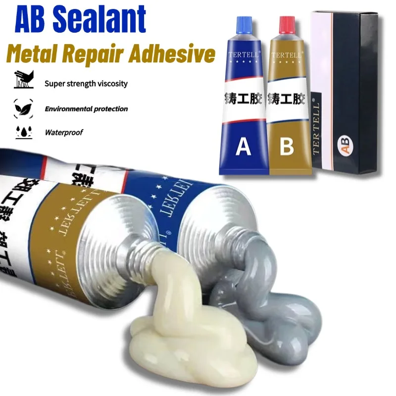 20-100-200-300g-AB-Sealant-Metal-Repair-Adhesive-Heat-Resistance-Cold ...