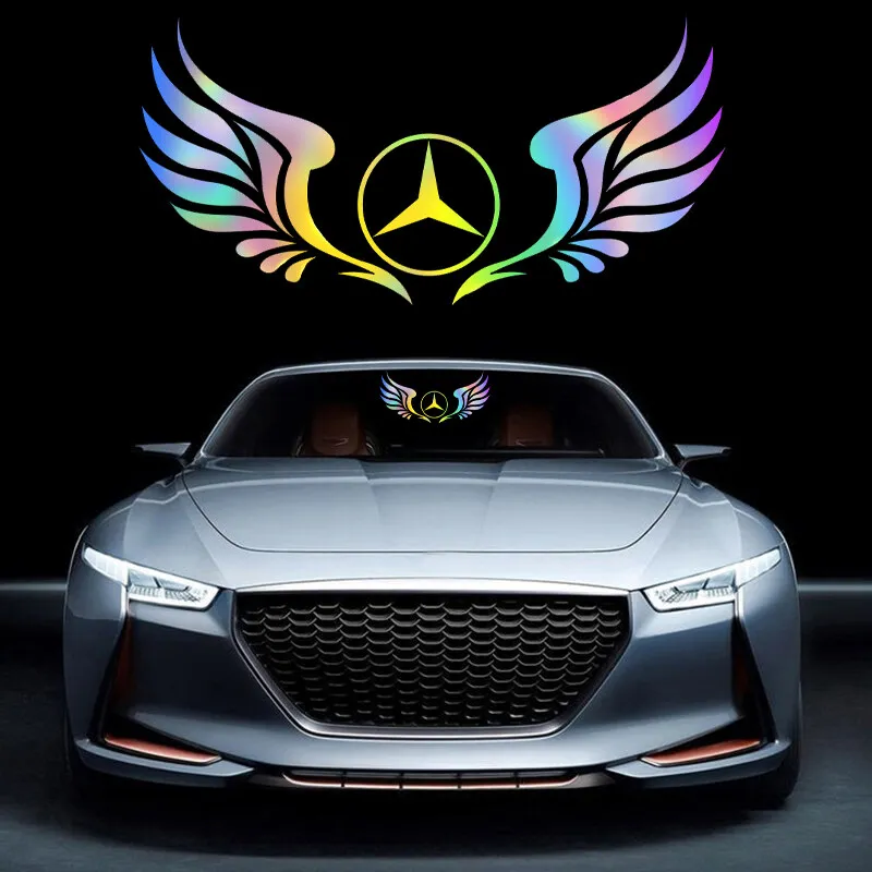 Fashion Auto Body Styling Decoration Colorful Stickers For Mercedes ...