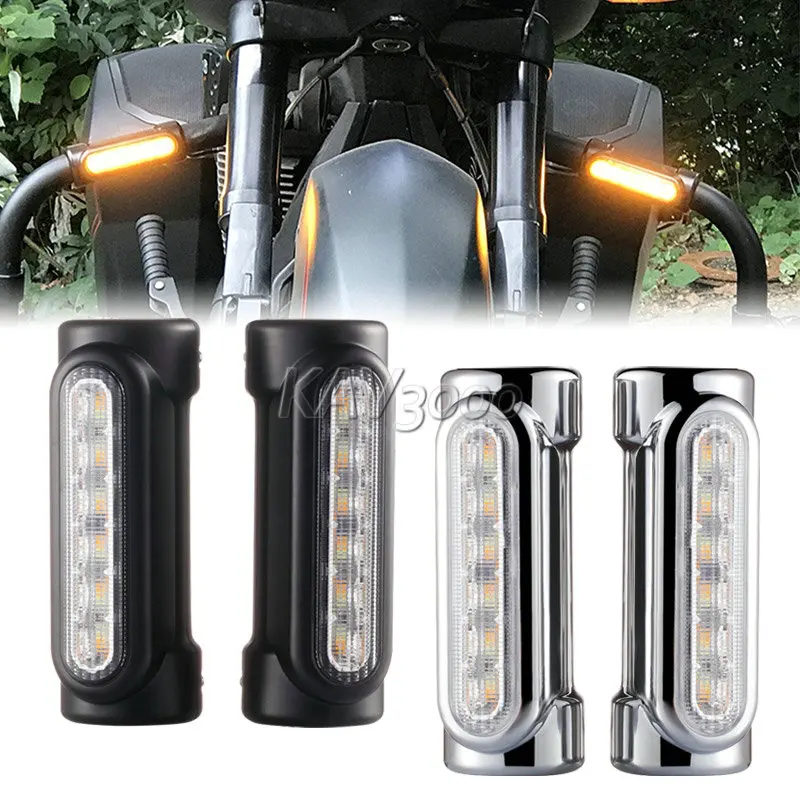 Motorcycle-Crash-Bars-LED-Highway-Bar-Switchback-Driving-turn-signal ...