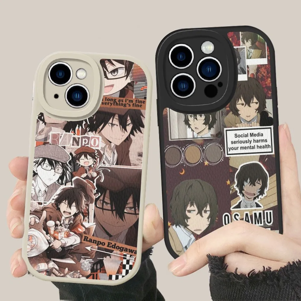 Anime-Bungou-Stray-Dogs-Dazai-Osamu-Phone-Case-Hard-Leather-For-IPhone ...