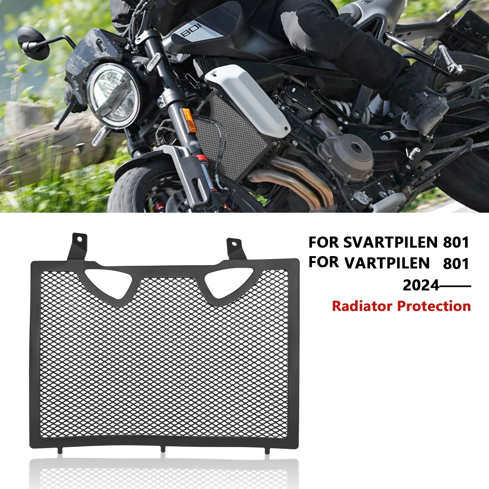For-Motorcycle-Radiator-Grille-Guard-Grill-Cover-Protection-Heat ...