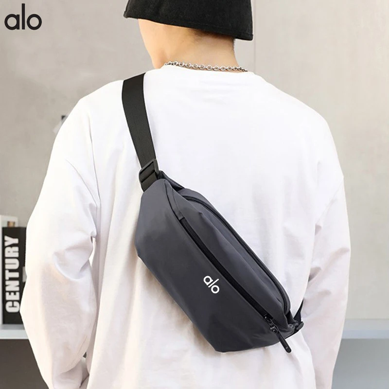 ALO-Solid-Color-Simple-New-Outdoor-Casual-Waistpack-Men-s-One-Shoulder ...