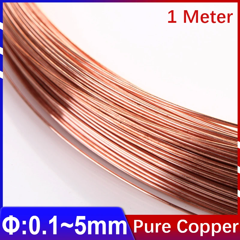 T2 100% Pure Copper Wire Copper Coil Conductive Copper Wire, Superfine ...