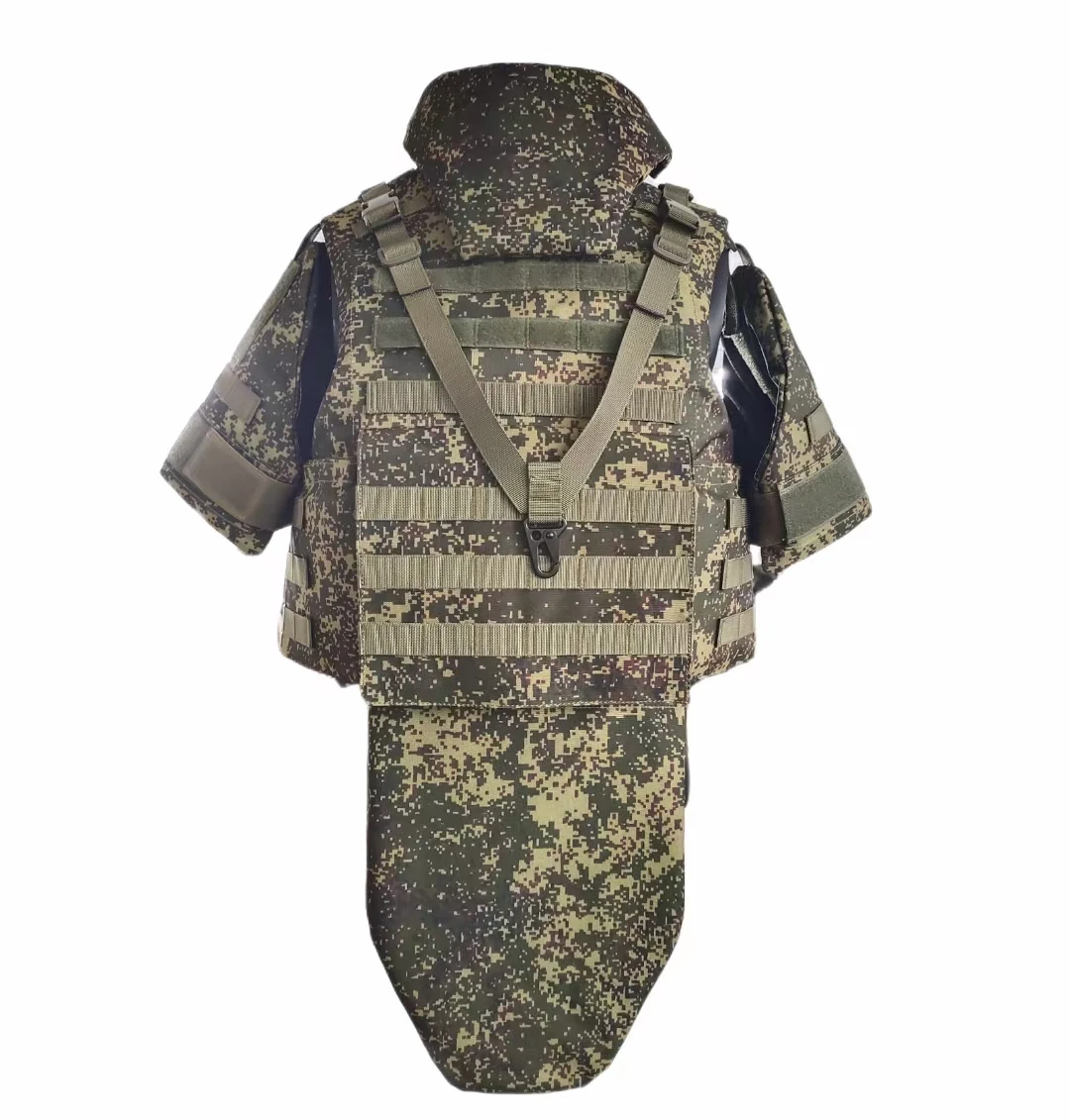 Russian-Military-Vest-Tactical-Green-Bullet-proof-Include-Steel-Plate ...