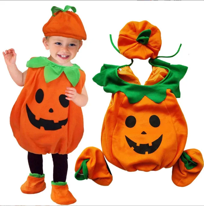 Disfraz de fiesta de Halloween para niños, mono con sombrero y zapatos ...