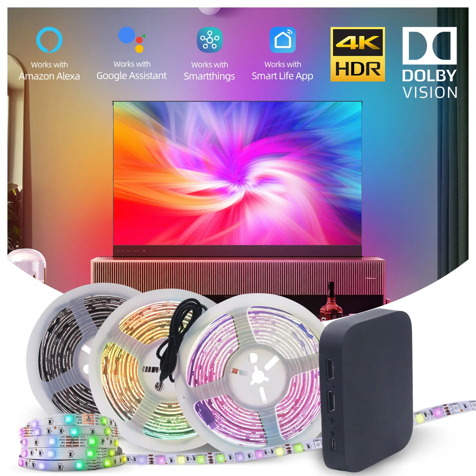 Smart-AI-Screen-Sync-Box-Ambient-LED-Strip-TV-PC-Monitor-Backlight-HDMI ...