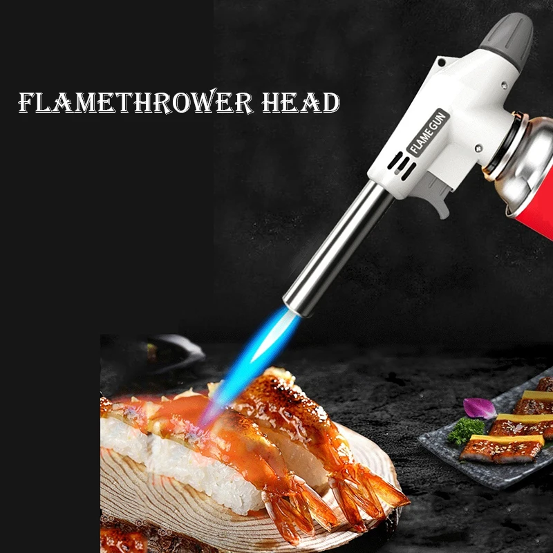 Gasbrenner-Flammen-pistole-Schwei-brenner-Kochen-Einzelsc-halter-Gas-Butan-Selbstz-ndung-Brenner ...