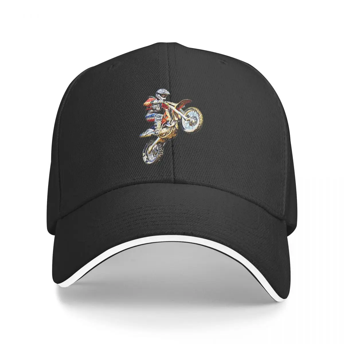 Dirt-Bike-Motocross-Motor-Sport-Motorcycle-Jump-Dad-Hats-Pure-Color ...