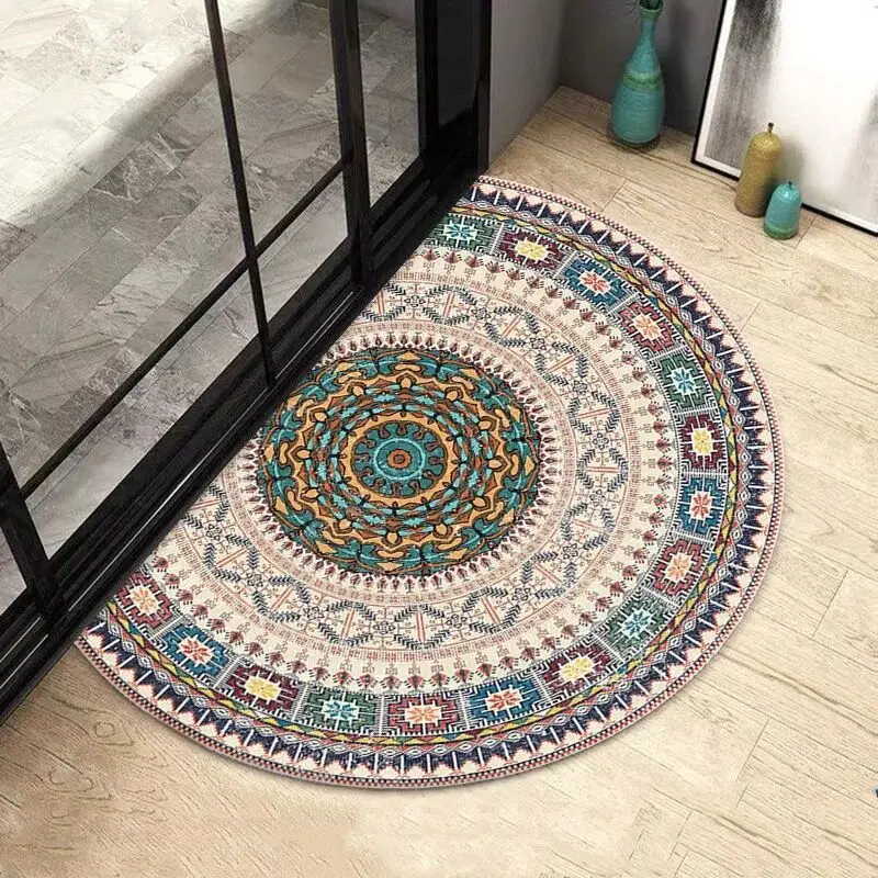 Retro-Semi-circular-Entrance-Door-Mat-Household-Bathroom-Shower-Bath ...
