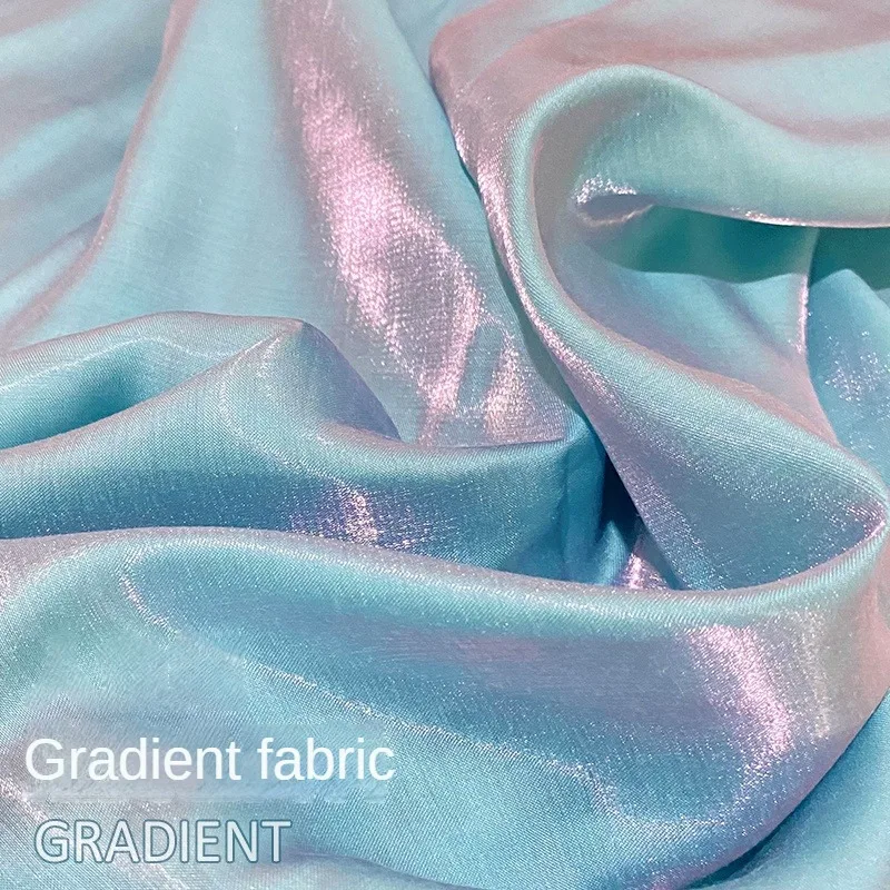 Gradient-changing Laser Cloth Mermaid Dress Fabric Background Wedding ...