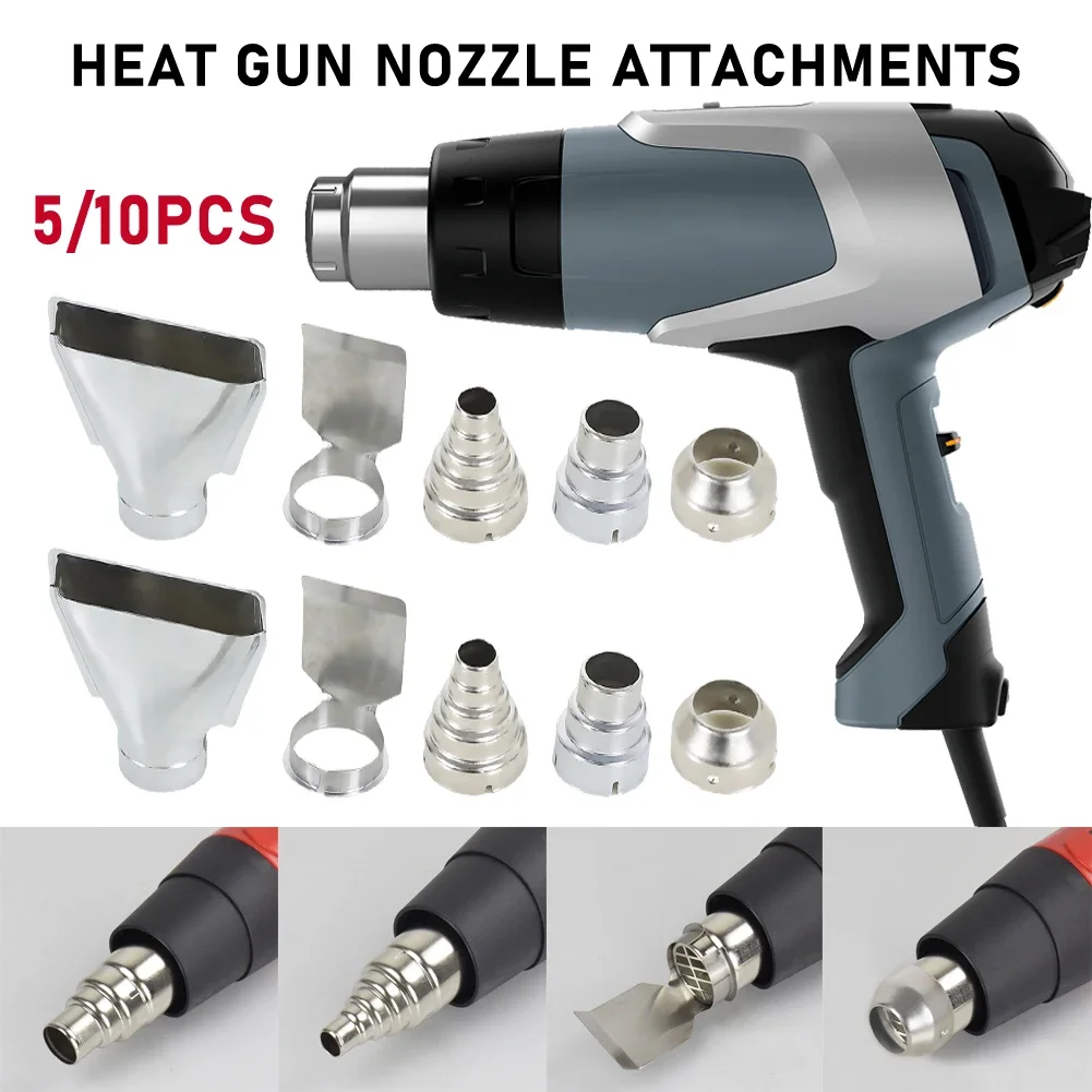 Stainless-Steel-Hot-Air-Gun-Heat-Resisting-Nozzles-Fast-Heating-Heat ...