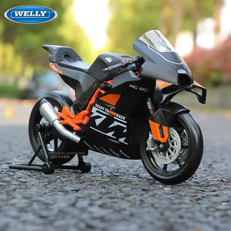 WELLY-1-18-KTM-RC-8C-Alloy-Race-Scale-Motorcycle-Model-Diecasts-Toy ...