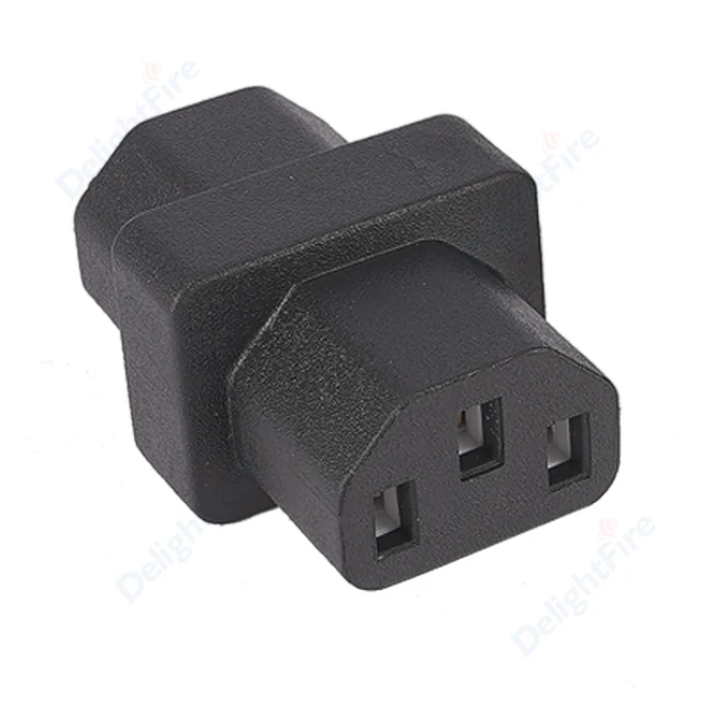 IEC Straight Cable Plug Connector C13 Female Plug Replacement Rewirable ...