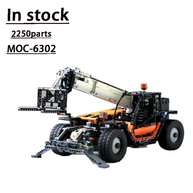 City Building Transporter MOC-6302 Engineering Shovel Building Block ...