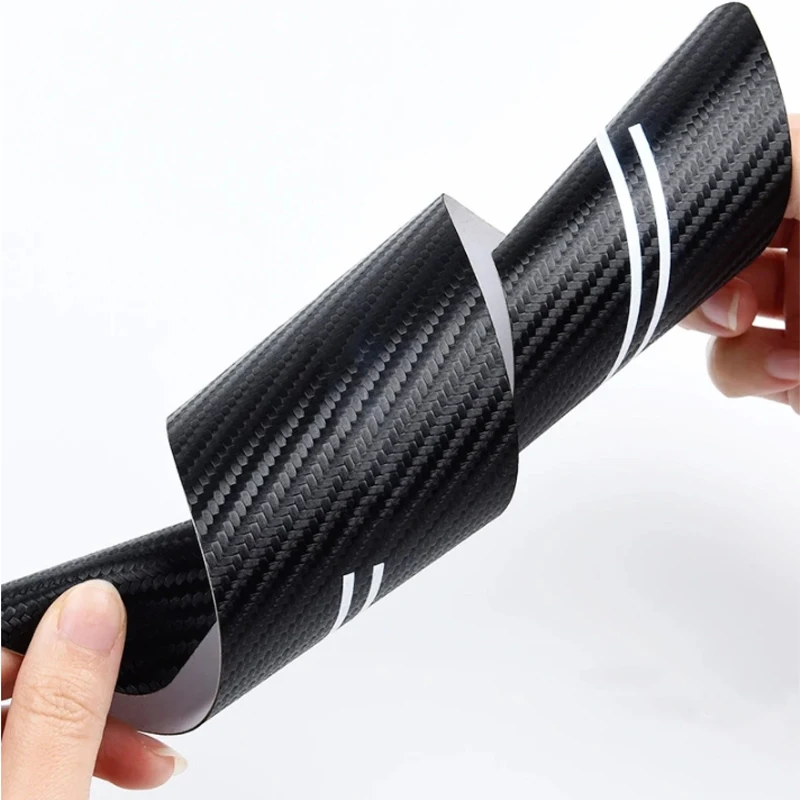 Autocollant de seuil de pare chocs de coffre arrière, protecteur de seuil de porte de voiture ...