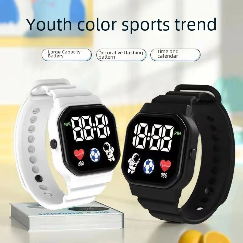 Led-Digital-Watch-C3-12-Astronaut-Style-Trendy-Number-Sports-Watch-For ...