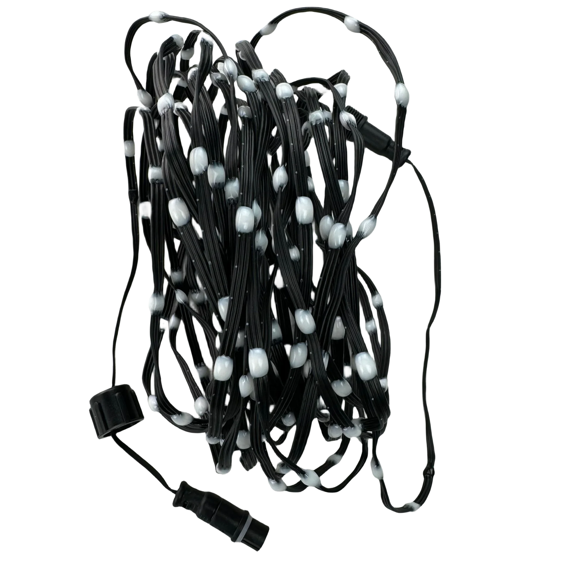 DC5V-12V-20AWG-Black-Wire-Milky-Lenses-5cm-10cm-Pitch-50ct-100ct-200ct ...