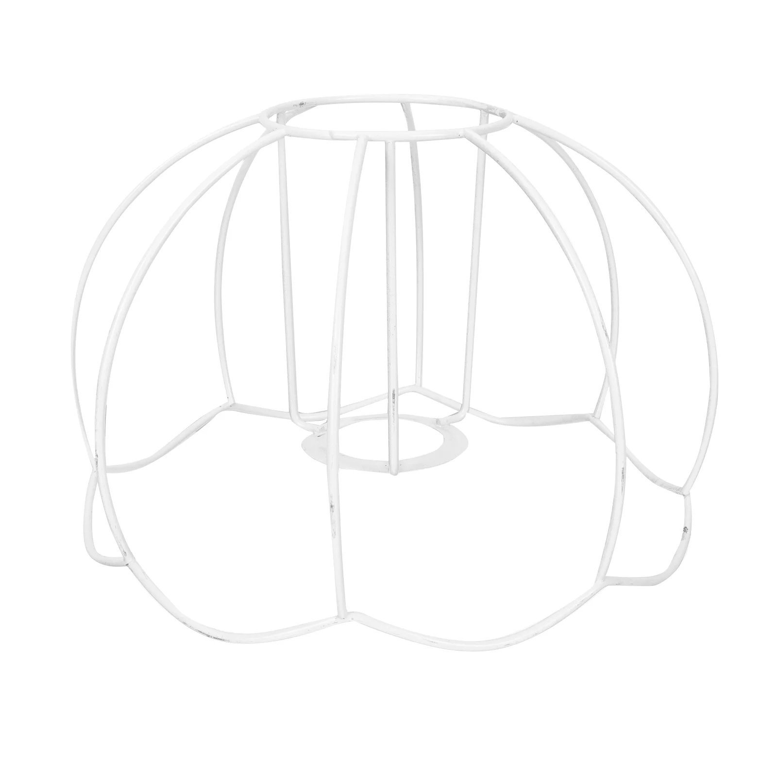 Light-Stand-Metal-Frame-Ring-For-Lamp-Shade-Wire-Cover-Lampshade-Table ...