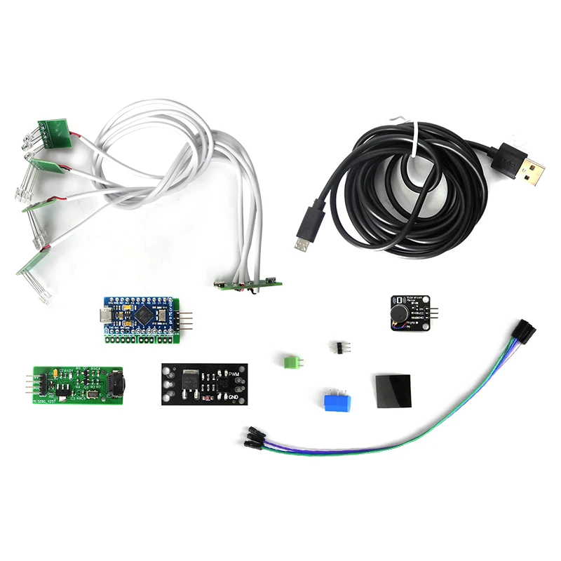 USB arcade LightGun building accessories with 4 led Solenoid Control ...