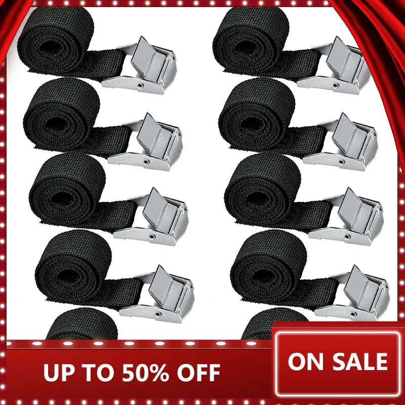 10-Pcs-Black-Lashing-Straps-with-Clamping-Lock-Heavy-Duty-Fastening ...
