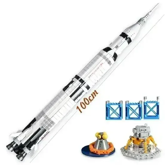 The-Apollo-Saturn-V-92176-Building-Blocks-Space-Rocket-Idea-Series ...