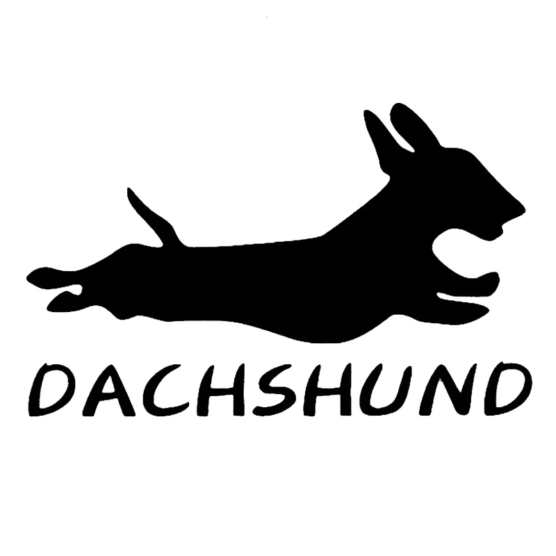 Z1030-Car-Sticker-Running-Animal-Dachshund-Dog-Waterproof-Vinyl-Decal ...