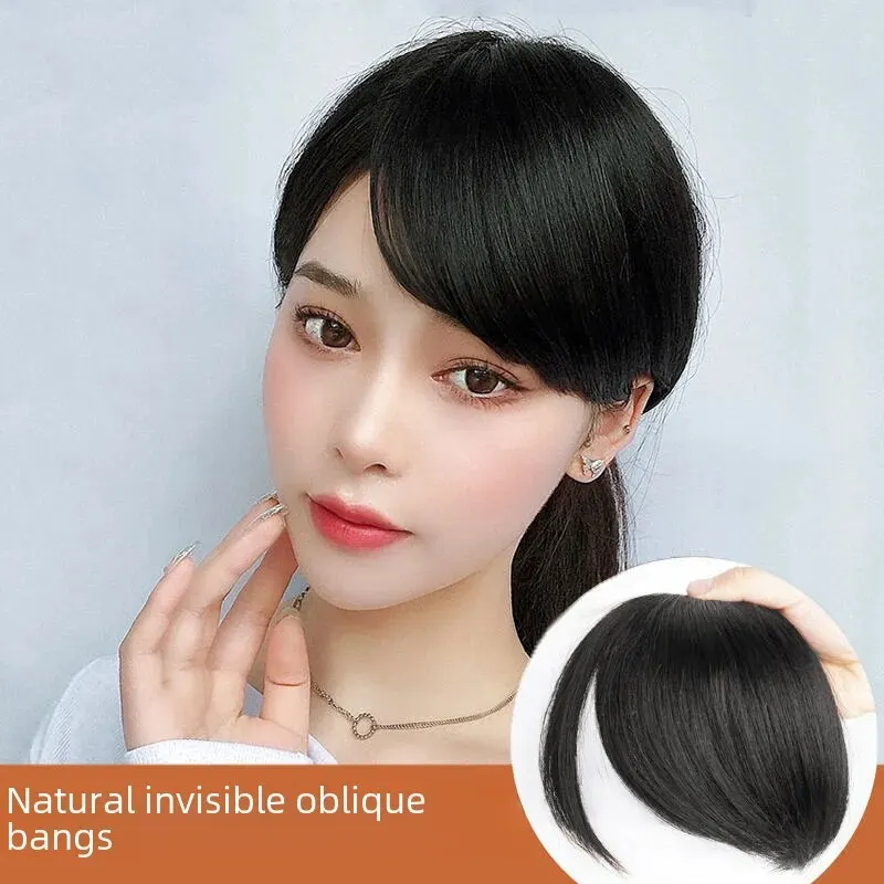 Women-s-Natural-Seamless-Side-part-Wig-Hairpiece-Three-seven-Part-Hair ...